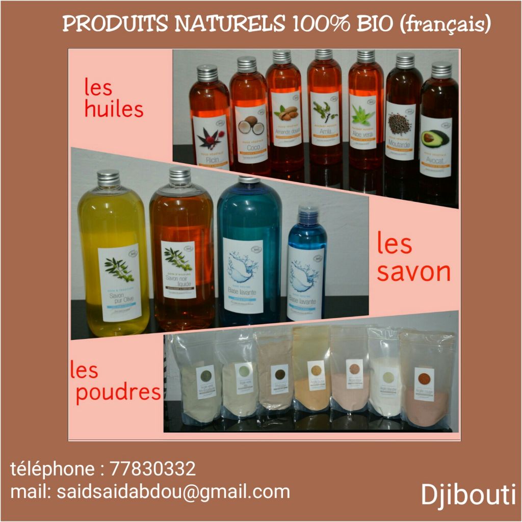Produits bio 100% naturels à Djibouti