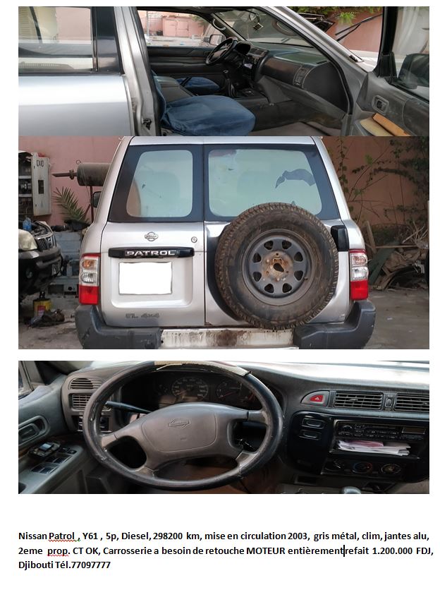 Nissan Patrol Y61 2002 à Djibouti