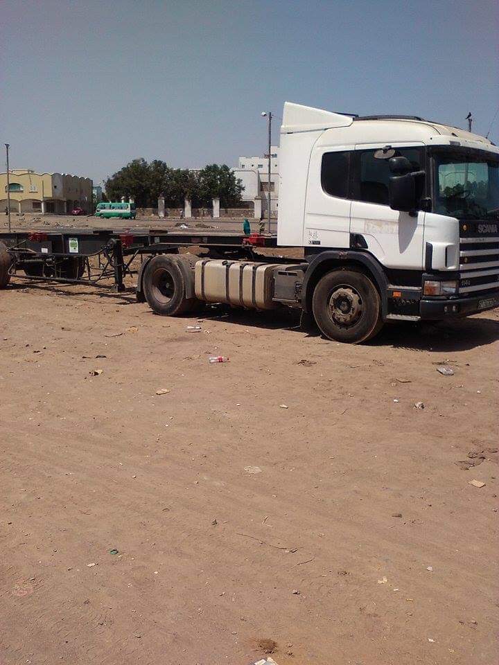 Tracteur routier Scania à Djibouti