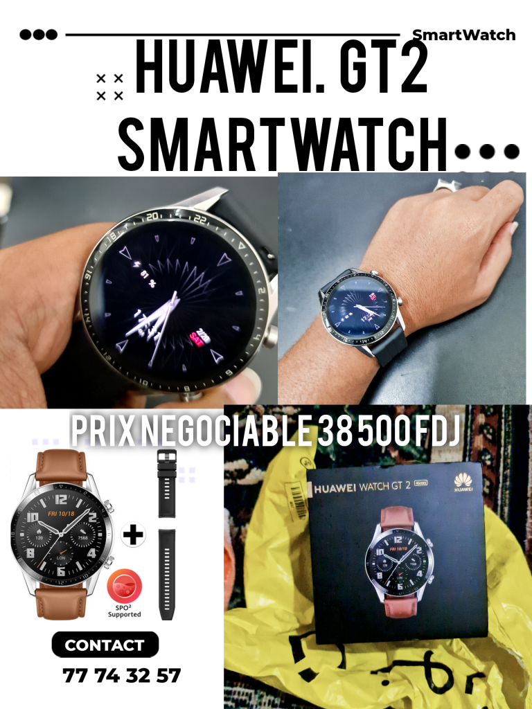 Huawei GT2 SmartWatch original à Djibouti