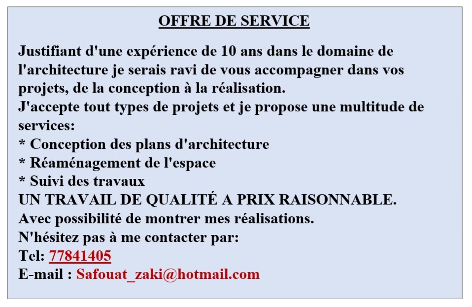 Conception de plan d'architecture à Djibouti
