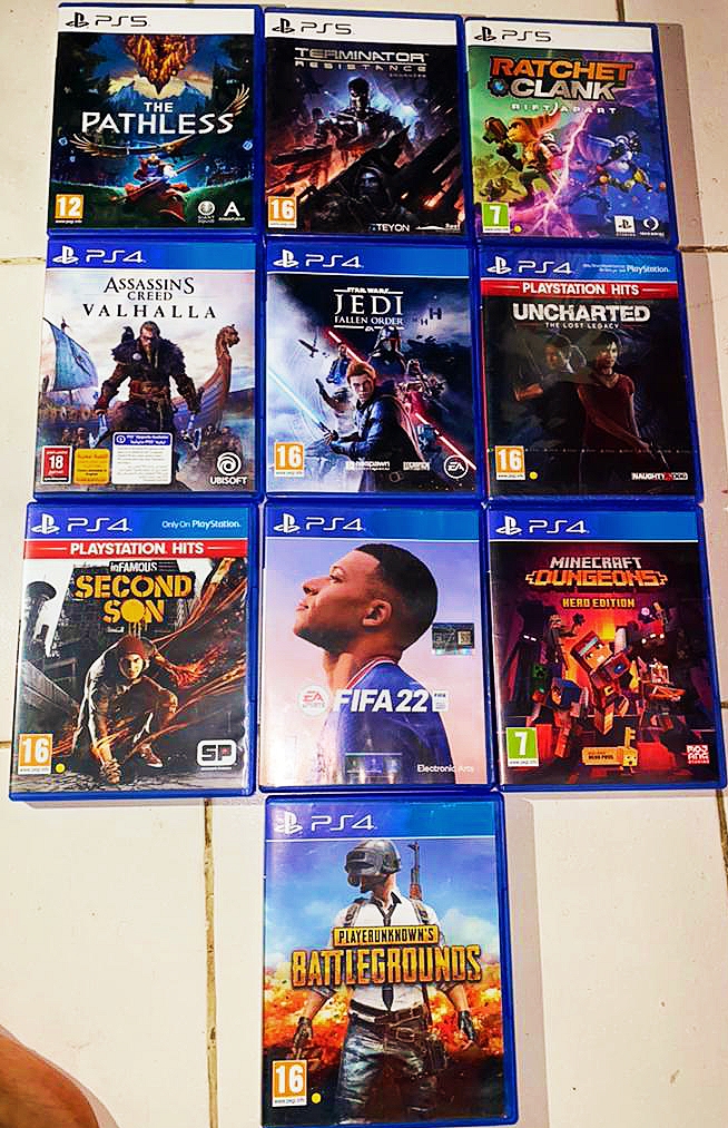 Jeux PS5 et ps4 à Djibouti