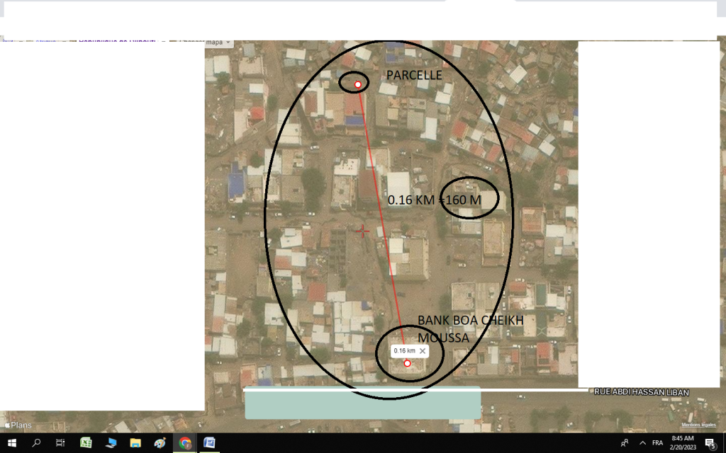 Semi-terrain et maison à Balbala Cheikh Moussa à Djibouti