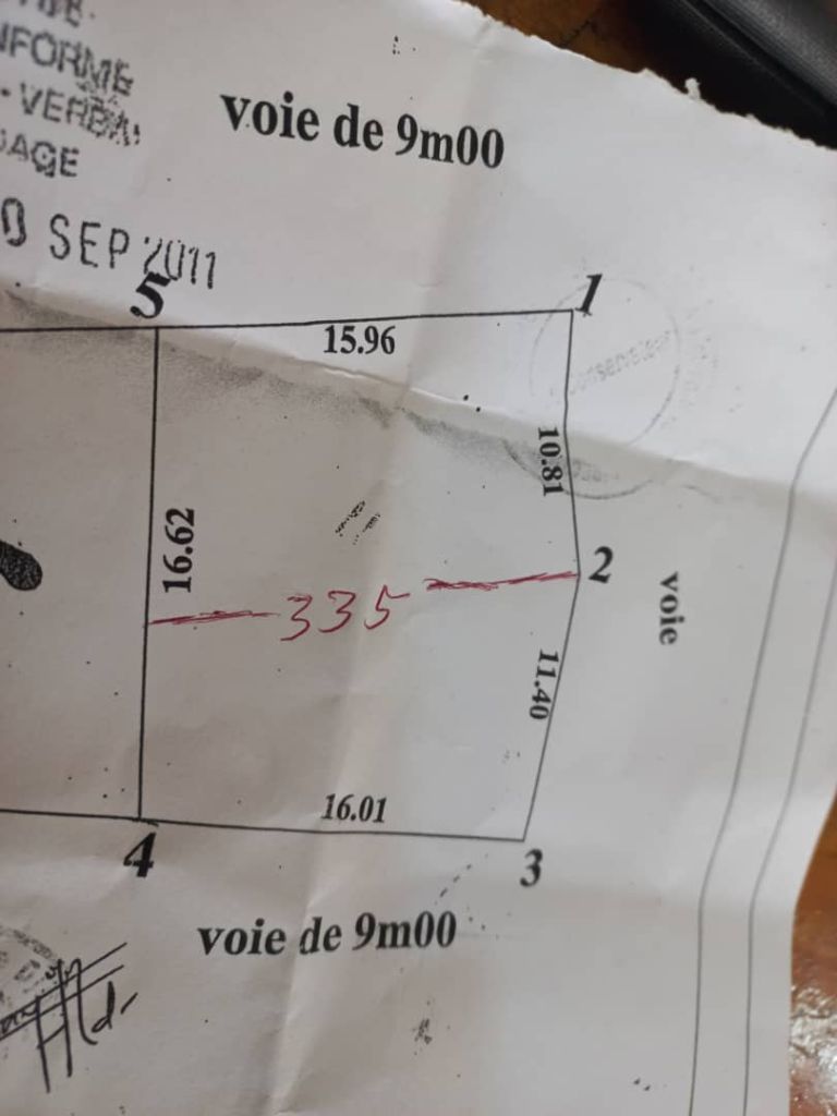 Parcelle terrain 335 m2 à Gabode 4 à Djibouti