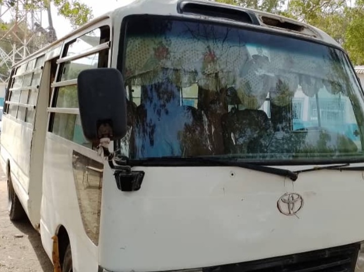 Bus Toyota Coaster à Djibouti