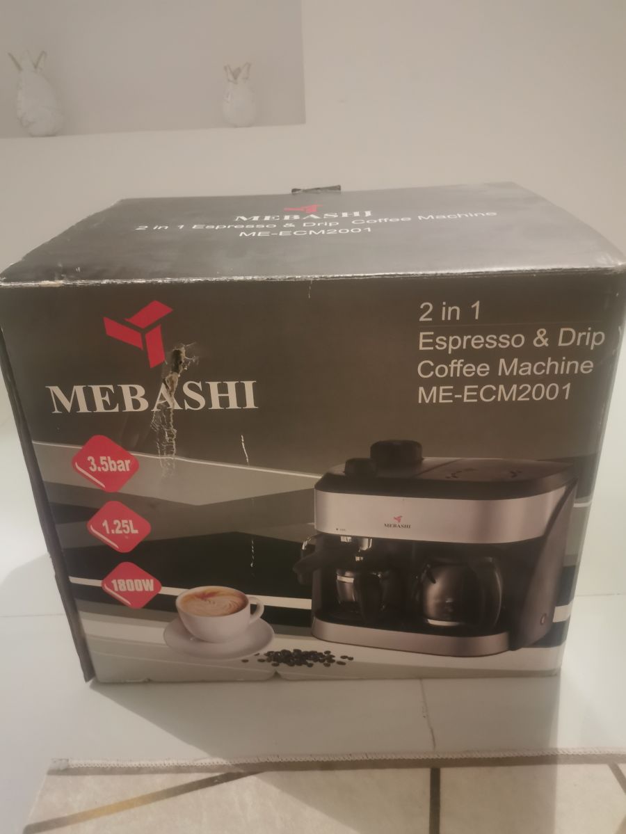 Machine à café 2 en 1 Mebashi ME-CM2001 à Djibouti