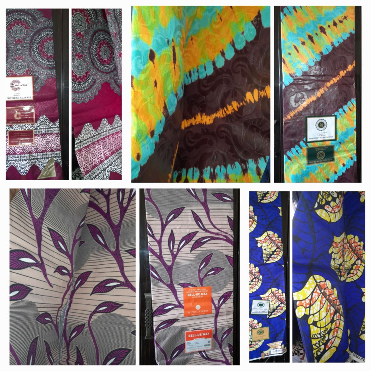 Nouveaux pagnes et bazins riches. à Djibouti