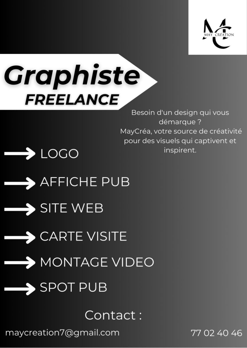 Graphiste créatif freelance - Services personnalisés de communication visuelle à Djibouti