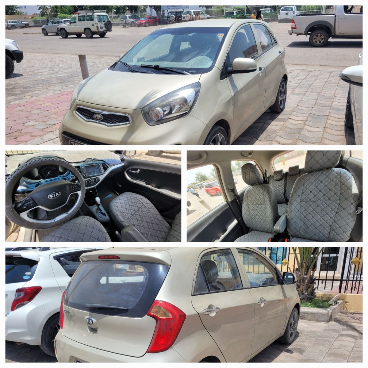 Kia Morning 2016, essence, boîte auto, clim, 4 pneus neufs à Djibouti