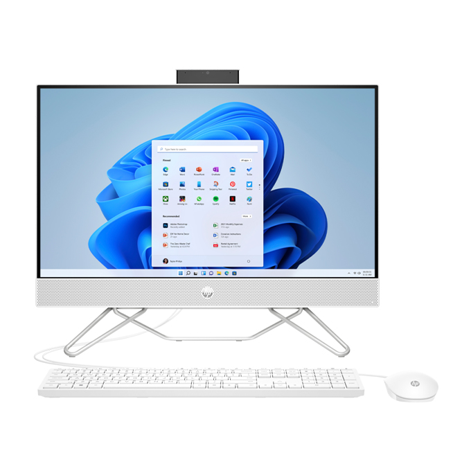 Ordinateur fixe HP AIO 24, i5, 8 Go RAM, SSD 256 Go, écran 24 FHD ...