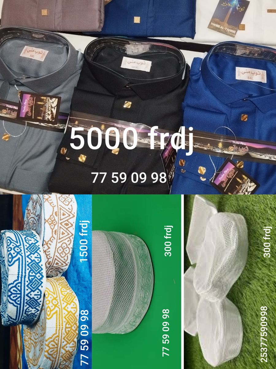 Khamiis pour homme/garçon à vendre chez MURIH à Djibouti