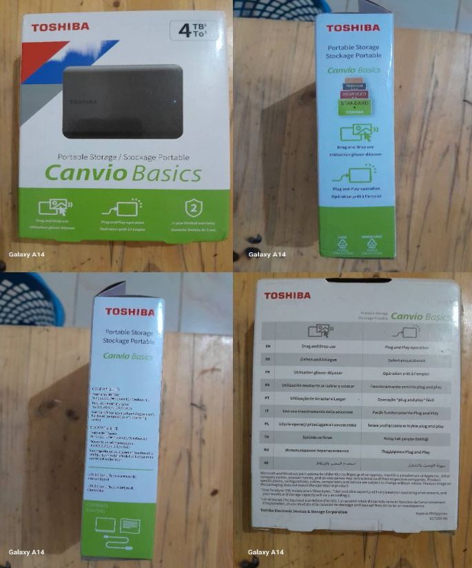 Disque Dur Toshiba 4 To Neuf à Djibouti