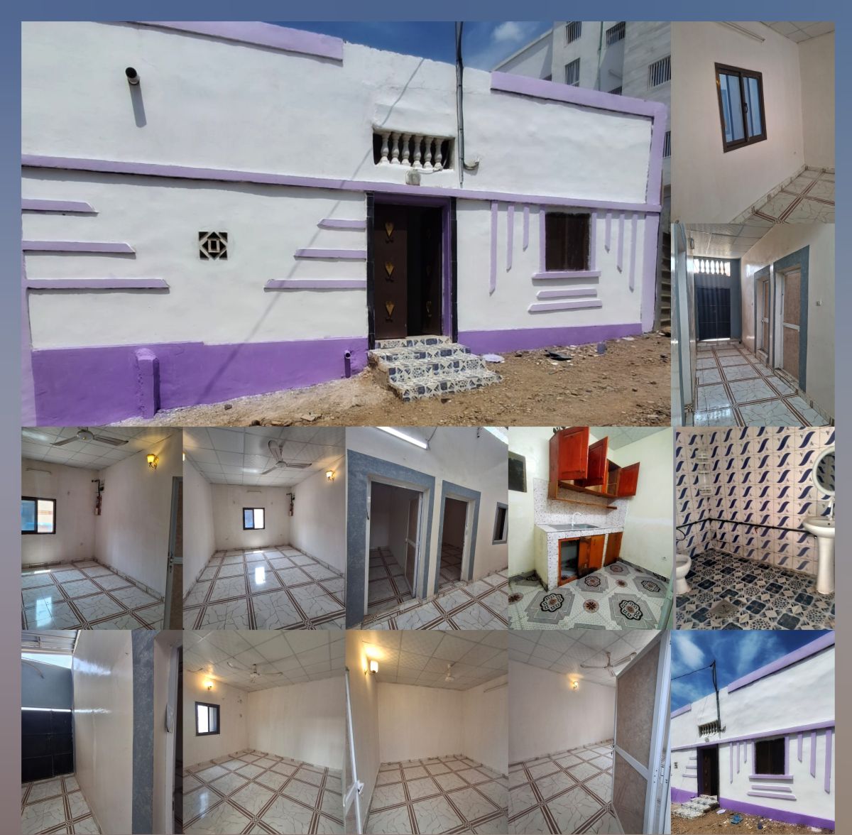 Maison F3 avec hall d'entrée et prix négociable à Hodan 2 à Djibouti