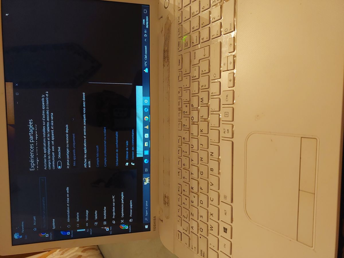 PC portable Microsoft Toshiba à Djibouti