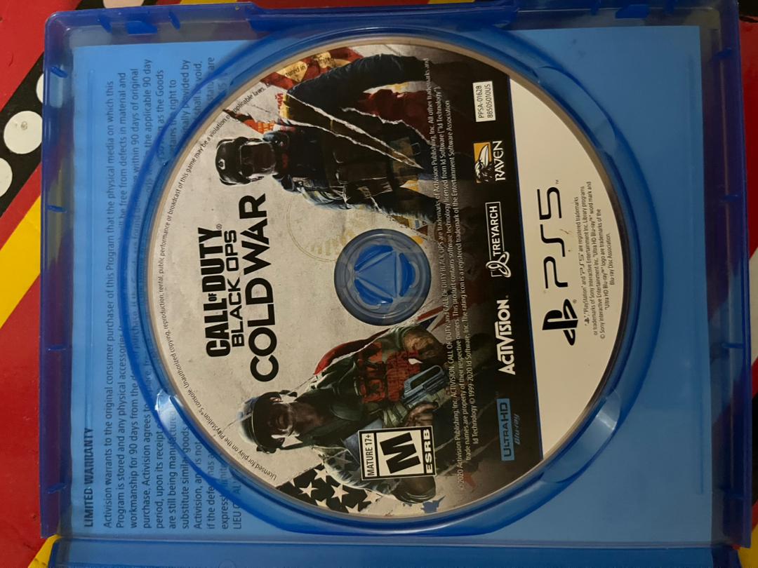 Cd call of duty black ops cold ward à Djibouti