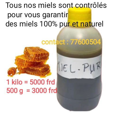 Miel bio 100% pur, qualité garantie à Djibouti