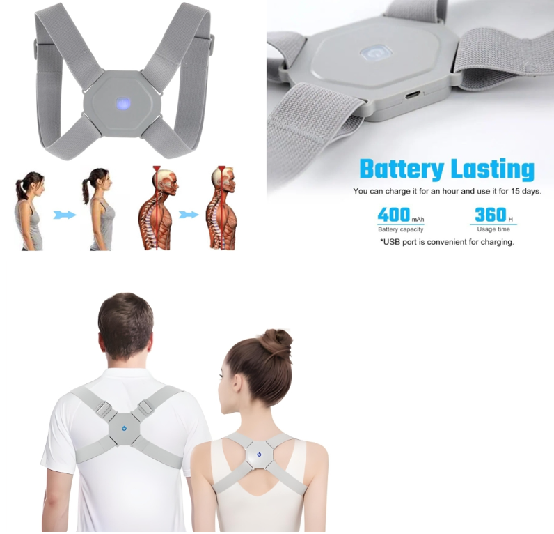 Correcteur de posture intelligent avec vibration de rappel - SMART ...