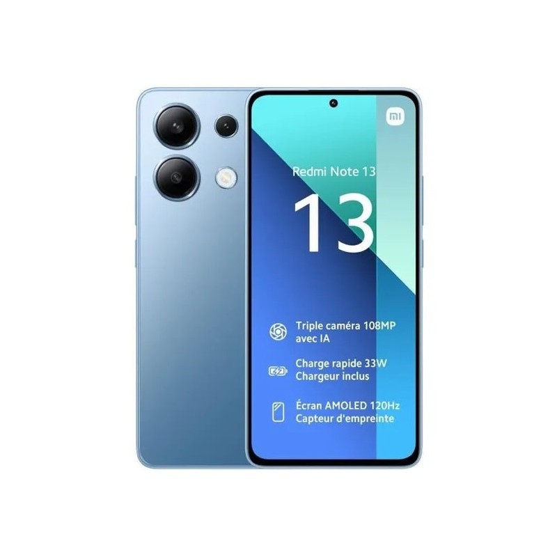 Xiaomi Redmi Note 13 Ice Blue 256GB, 8GB RAM, état impeccable à Djibouti